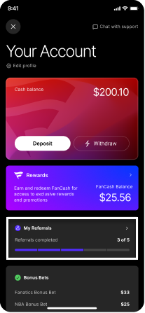 How do I refer a friend?